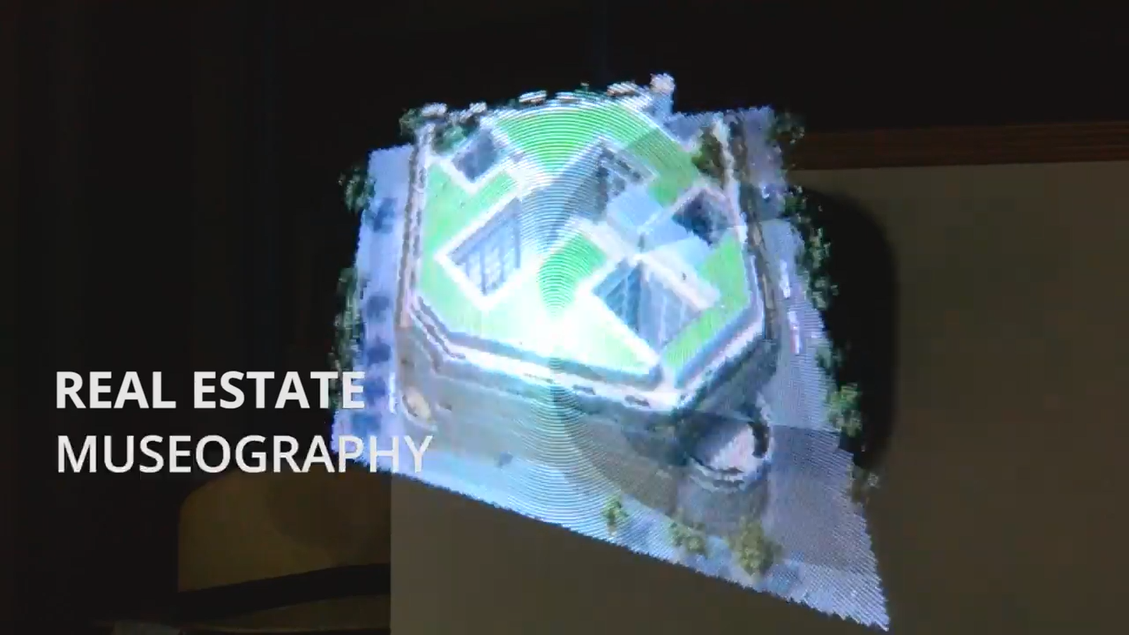 Hologramme dans le bâtiment